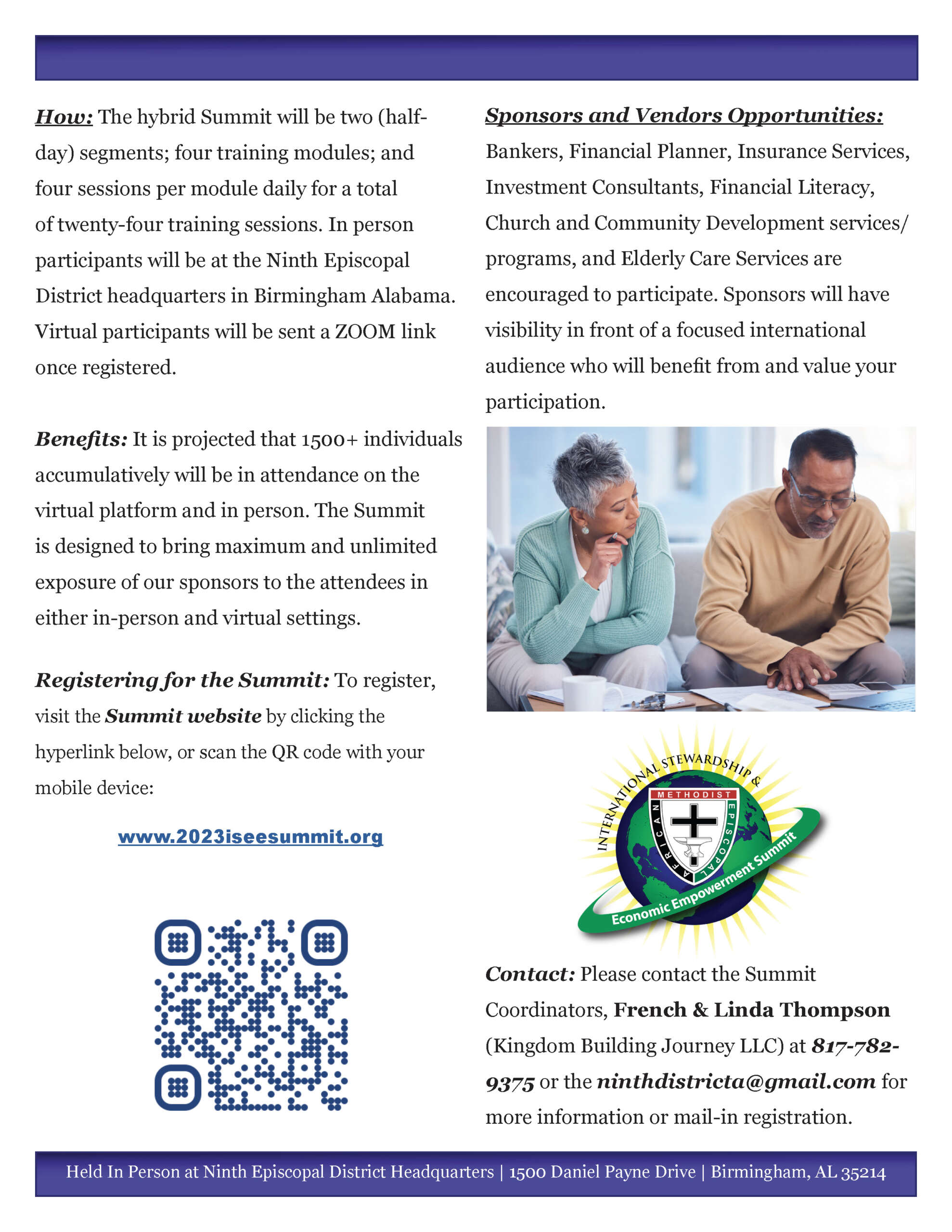 2023 International Stewardship and Economic Empowerment Summit - AME Church