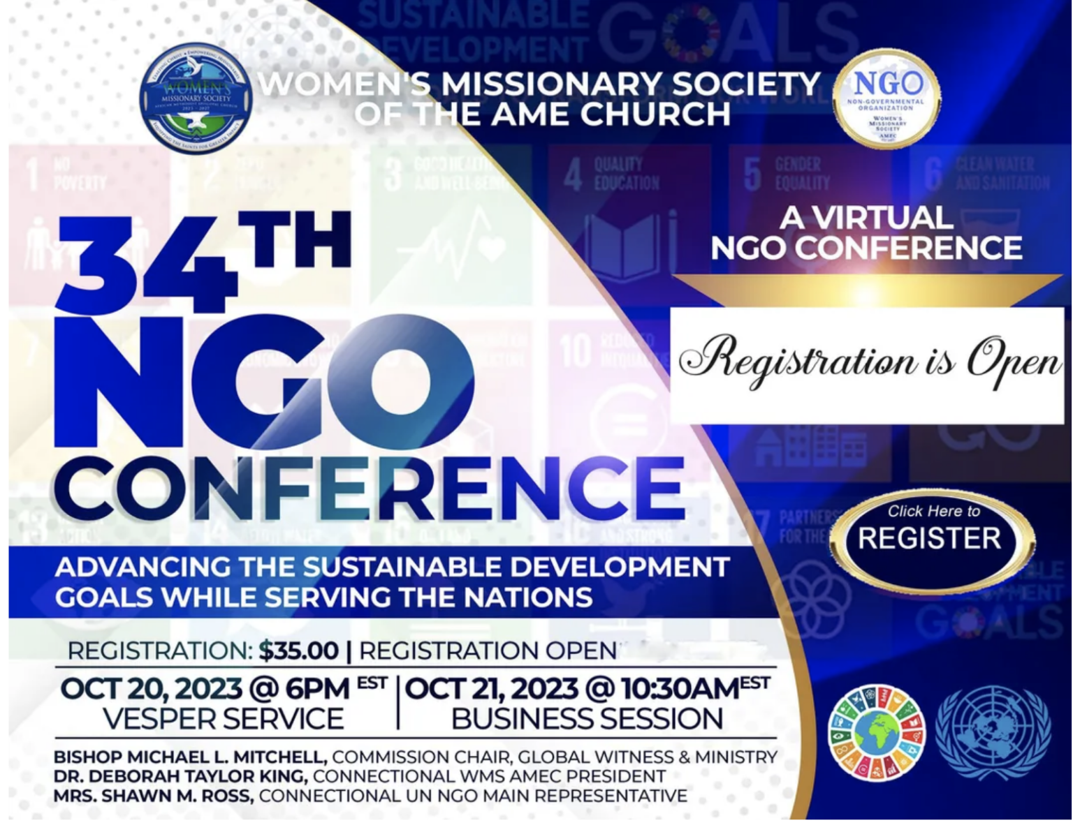 34th NGO Conference 2023 - AME Church
